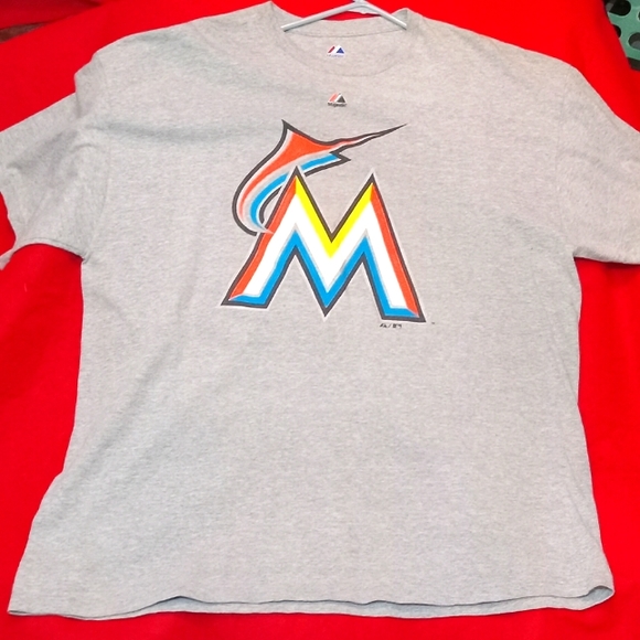 Majestic | Shirts | Miami Marlins Tee | Poshmark